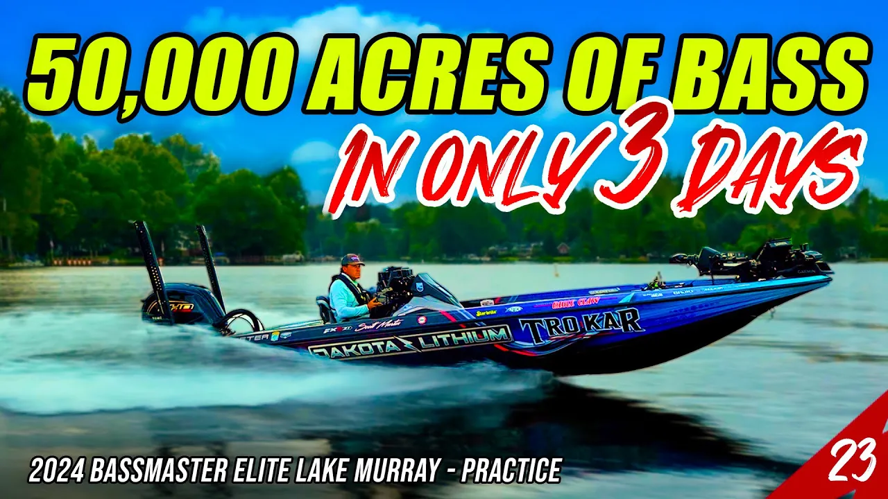 Watch 3 Days to BREAK DOWN 50,000 Acre Lake Murray - 2024 Bassmaster ...