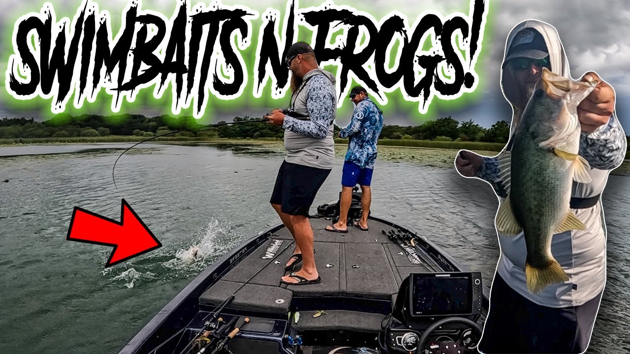 Watch HYPER AGGRESSIVE BASS! Swimbaits & Frogs with the Owner of 6th Sense Fishing Video on ...