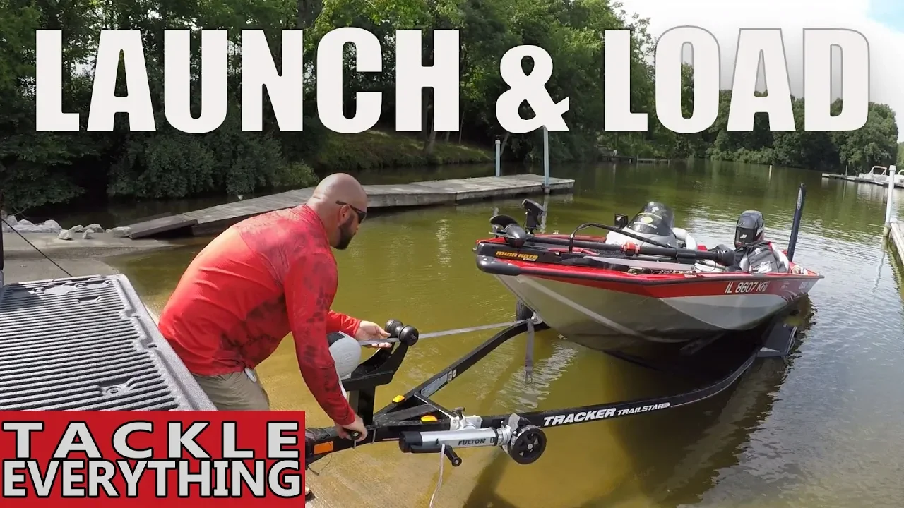 Watch How To LAUNCH And LOAD Your Bass BOAT By YOURSELF Video on Tackle.net